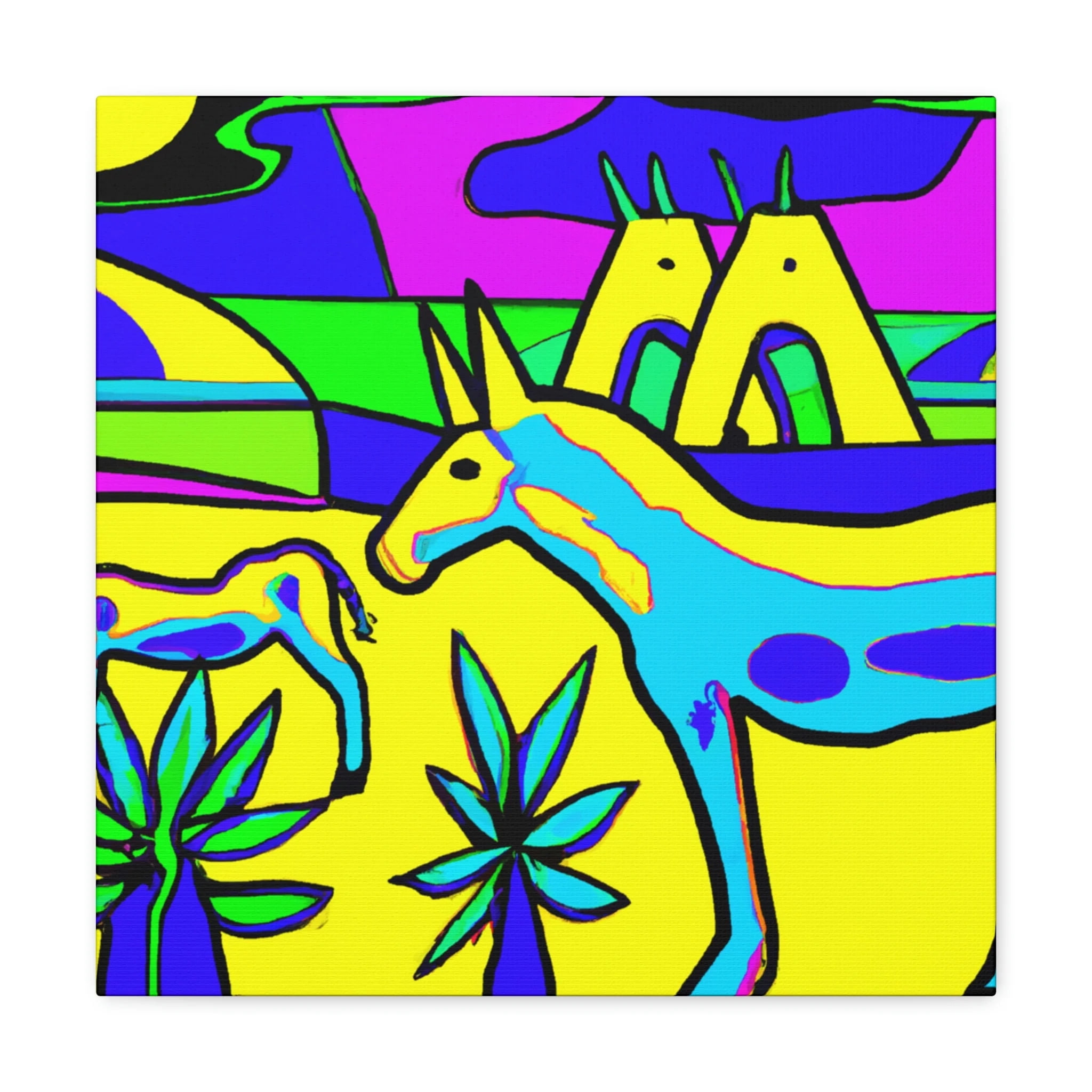 Mule in Midnight Moon - Canvas - Walmart.com