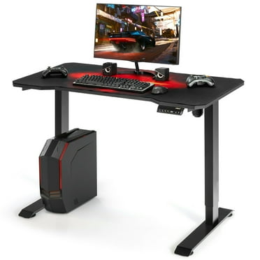 Gymax Dual-Motor Stand up Desk Frame Workstation Base w/ Adjustable ...