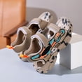 Boys Open Toe Sandals Print Kids Fashion Adjustable Strap Sport Slip on ...