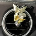 Air Freshener Butterfly Car-Styling Car Perfume Natural Smell ...