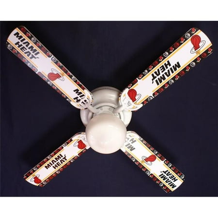 Ceiling Fan Designers 42 in. NBA Miami Heat Basketball Ceiling Fan ...
