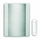 Heath Zenith Wireless Battery Operated Door Chime Kit, Satin Nickel ...