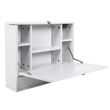 Utopia Alley Space Saving Wall Mount Laptop Desk - Type Fold Down ...