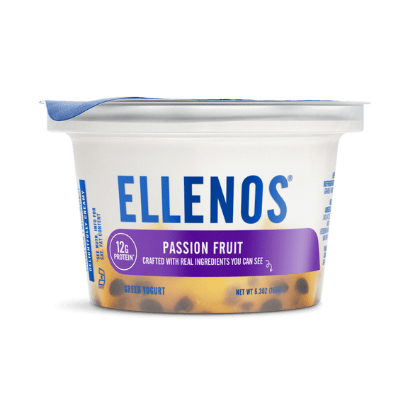 Ellenos, Whole Milk Greek Yogurt, Vanilla Bean, 5.3 oz, 1 Count ...