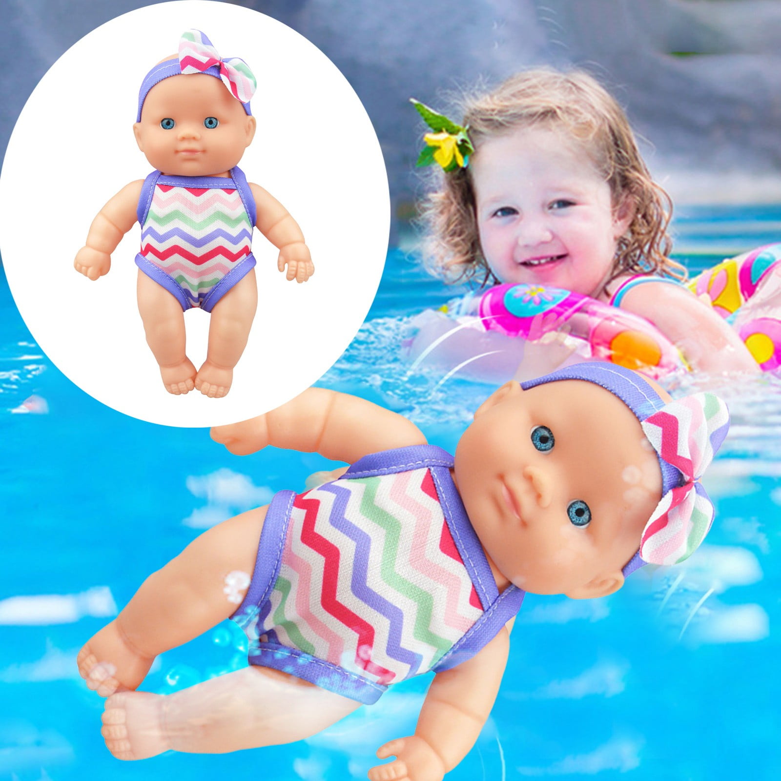 Click here for Yangzheee Joyful Childhood Swimming Dolls For Kids... prices