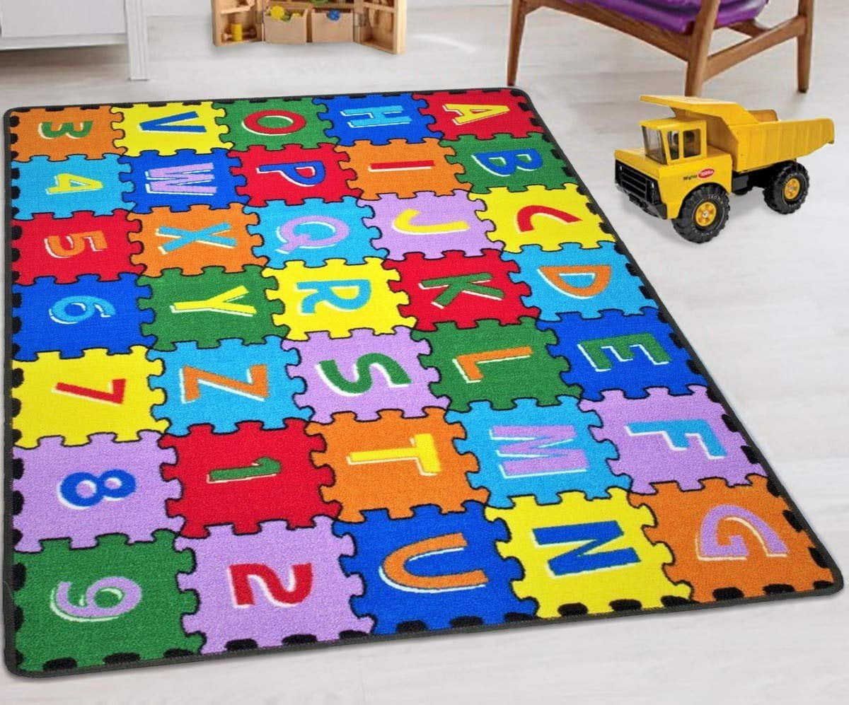 HR-Kids Rugs for Playroom Bedroom 5x7 Boys Girls Childrens Room Dcor ...