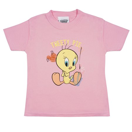 Looney Tunes Tweety Pie Girls T-Shirt | Official Merchandise | Walmart ...