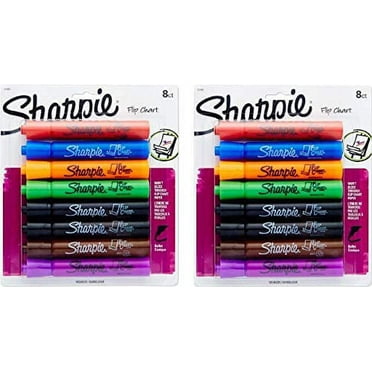 Sharpie Flip Chart Markers, Bullet Tip, Assorted Colors, 8 Pack For ...