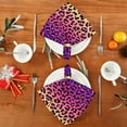 GZHJMY Rainbow Leopard Napkins Table Decorations Napkin Set for Gift ...