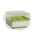 9 Grid Press Release Ice Tray, Easy Demold Ice Maker Mold with Lid ...