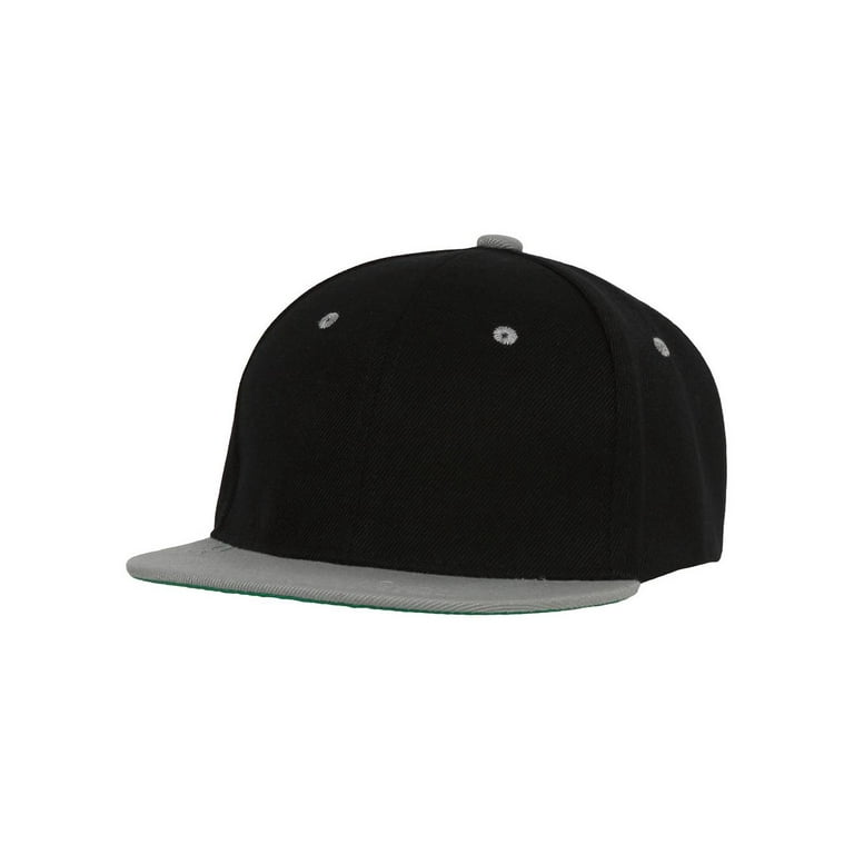 Blank Black Snapback Front