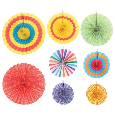 Dserhfy 1 Set Attractive Paper Fan Add Atmospheres Thick Easy ...