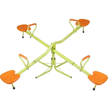 Stargo Kids' 360 Swivel Spinning Seesaw, Indoor/Outdoor Playground ...