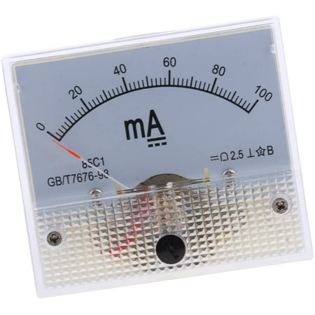 Various DC Analog Amp Meter Ammeter Current Panel Directly Connect ...