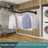 Clothes Drying Rack,Laundry Drying Rack,Clothes Rack Wall Mount,Wall ...