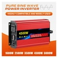 Pure Sine Wave Inverter 12V 24V To 220 1600W 2500W 3500W 4000W DC To AC ...