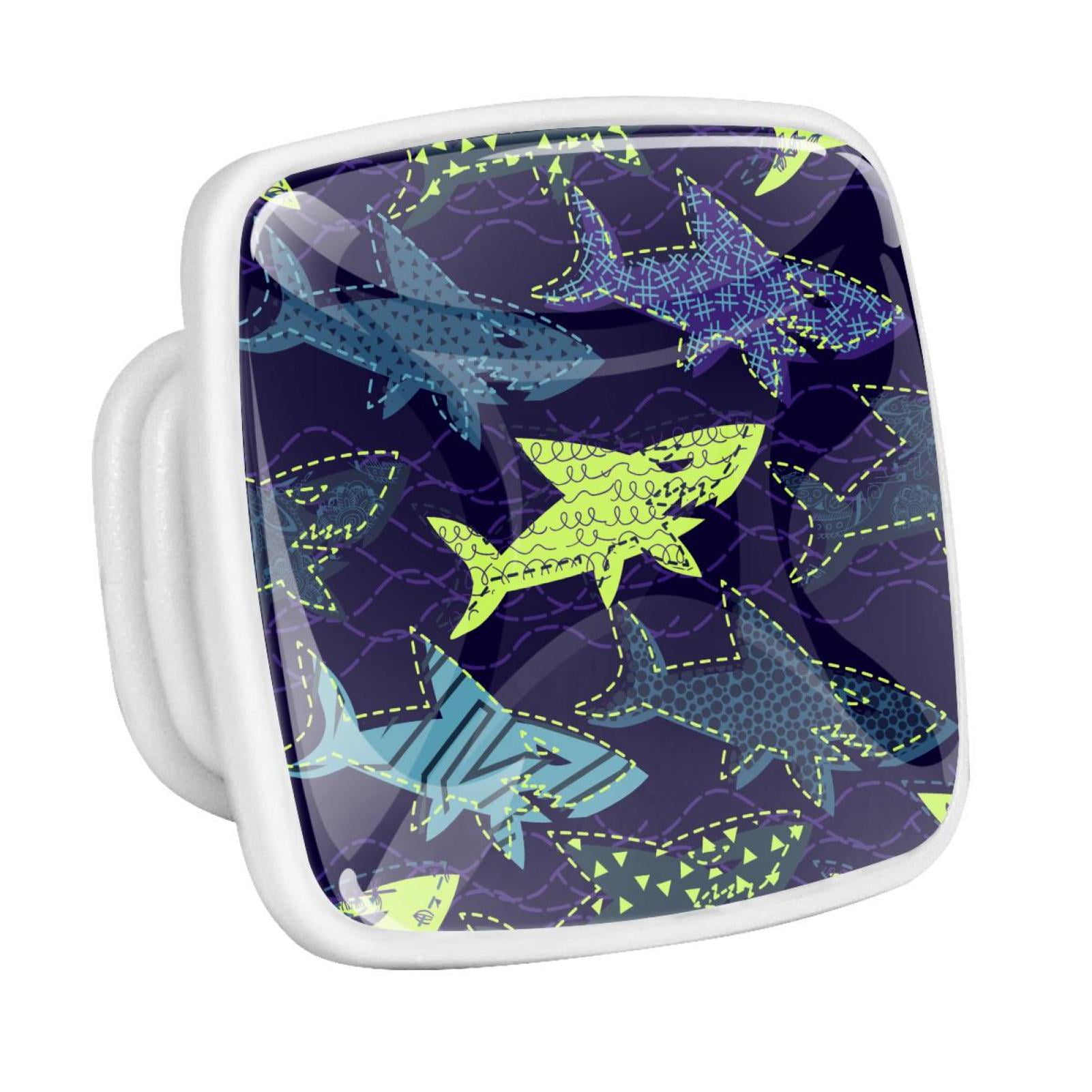 4PCS Square Cabinet Fluorescence Knob Glowing in the Dark Furniture ...