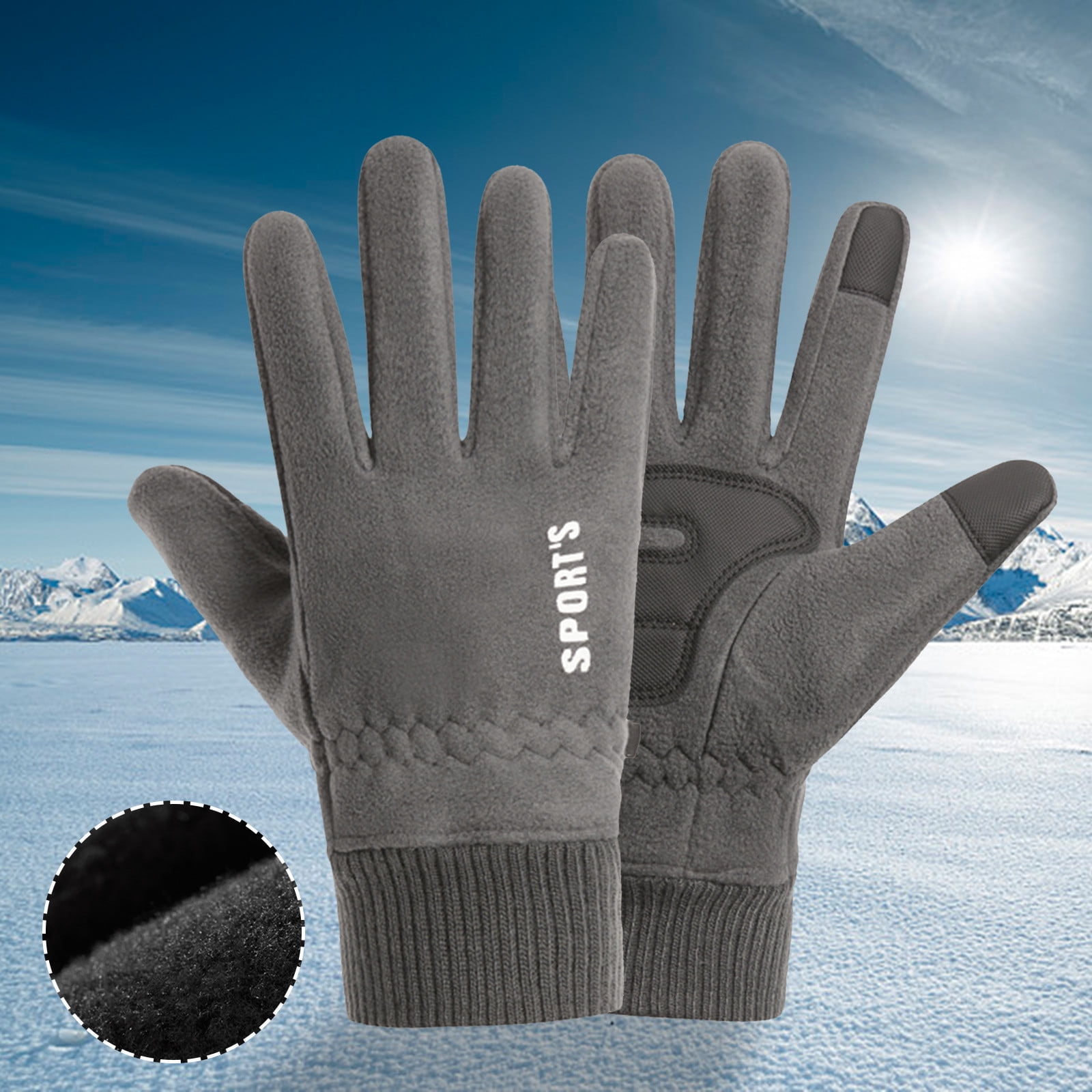 Click here for Qfl Winter Cycling Gloves 2pcs touchscreen Ski Glo... prices