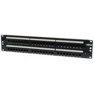 Tripp Lite 48-Port 2U Rackmount Cat6 110 Patch Panel 568B, RJ45 ...