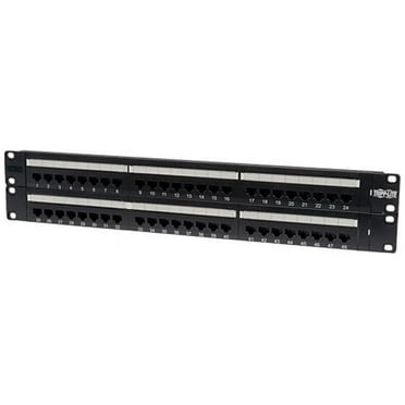 Tripp Lite 48-Port 2U Rackmount Cat6 110 Patch Panel 568B, RJ45 ...