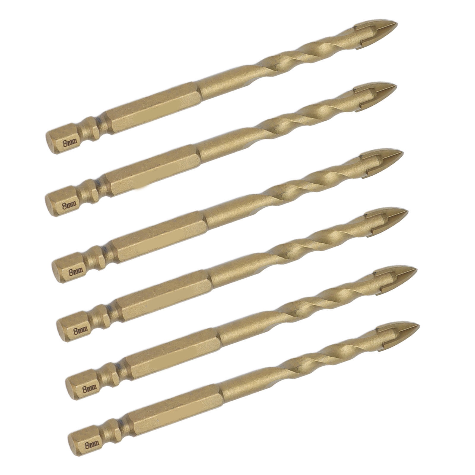 Broca De Punta De Lanza Cruzada, Brocas De Perforación Para Mampostería, Instalación Fácil ...