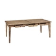 Pemberly Row Traditional Solid Wood Dining Table in Brown Finish ...