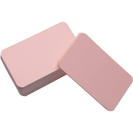 Royee 100 Pcs Blank Mini Cards Paper Gift Notes Business Flash Word ...