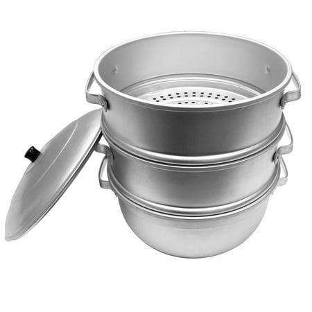11 1/2" X 14 1/2" 28 Cm Big Hole/Bottom Aluminum Steamer | Walmart Canada