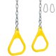 Swing Set Stuff Inc. Trapeze Rings with Chains (Yellow) - Walmart.com