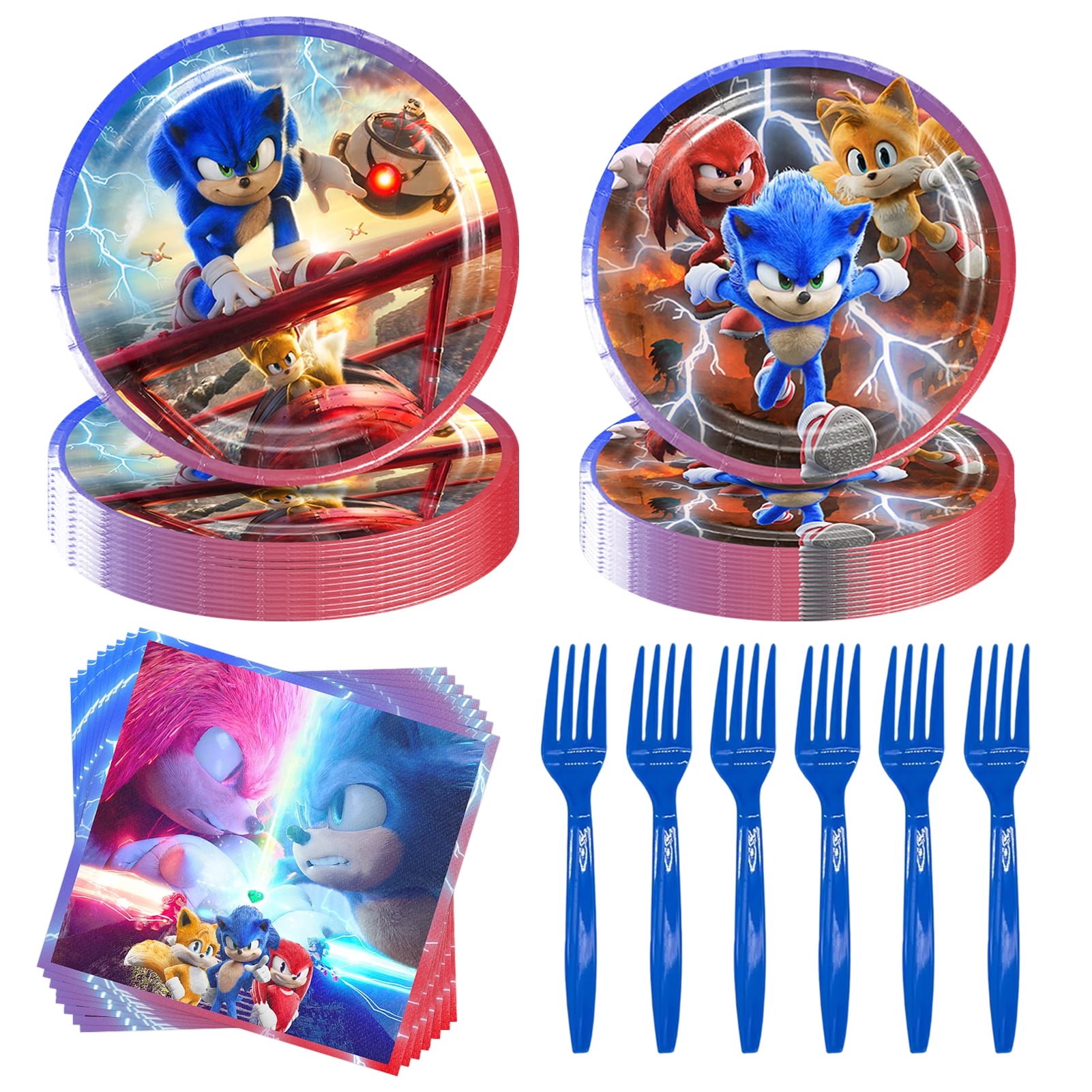 Click here for Forfamy Sonic Birthday Party Decorations For 80pcs... prices