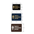 Signs ByLITA Classic Framed Men's Changing Room Sign (Black /Gold ...