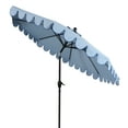 Better Homes & Gardens 9' Blue Scallop Patio Umbrella, Crank Lift and 3 ...