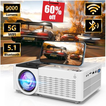 Mini Projector, Portable Movie Projector Supported 1080P, Home Theater ...