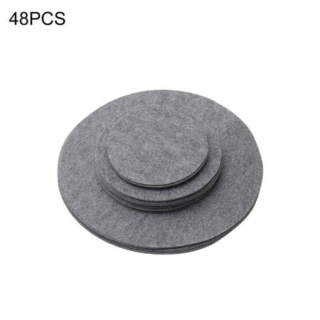 48pcs Hassle Free Soft Separators Protective Felt Plate Dinnerware Anti ...