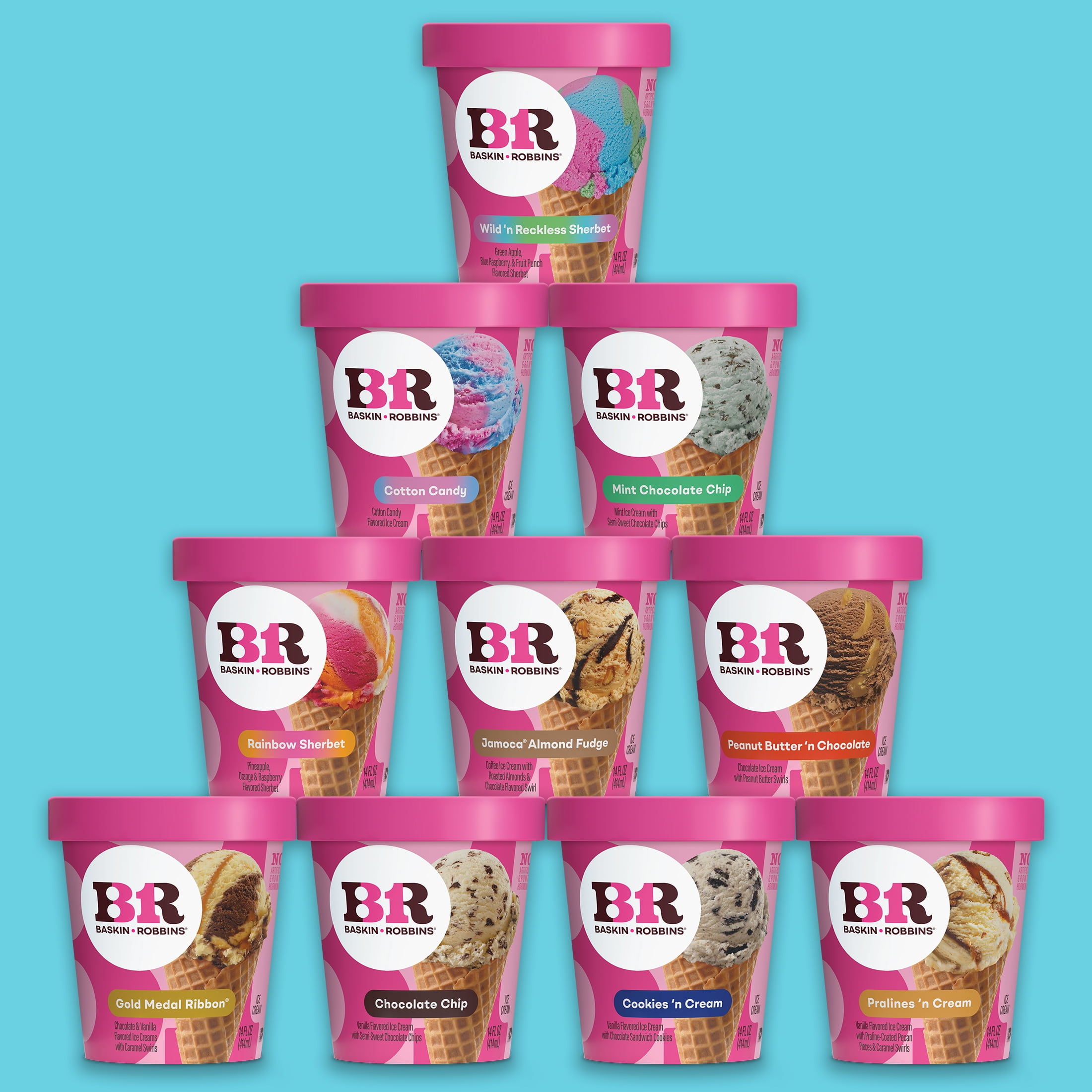 Baskin robbins pralines and cream store