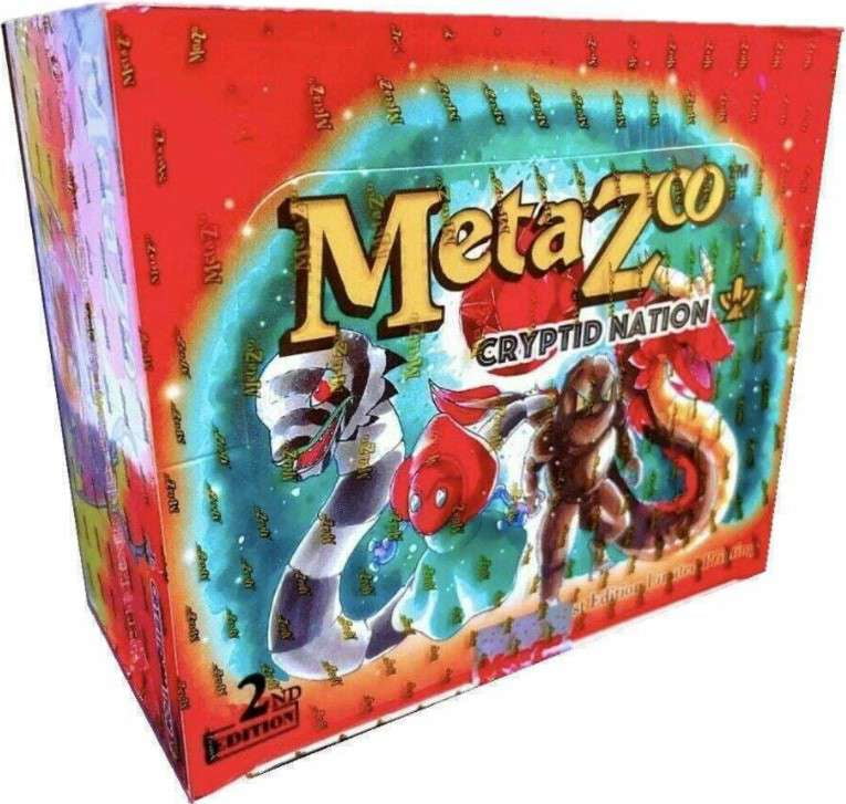 MetaZoo Trading Card Game Cryptid Nation Base Set Booster Box (2nd ...