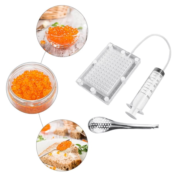 Caviar Generator 96 holes Molecular juice honey honey dessert dispenser ...