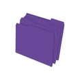 Staples Colored Top-Tab File Folders 3 Tab Purple Letter Size 24/Pack ...