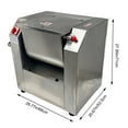 INTSUPERMAI Commercial Electric Dough Mixer, 15kg Capacity, Ideal for ...