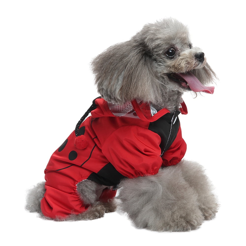 Pet Dog Clothes Cute Animal Waterproof Dog Raincoat Jumpsuit Small ...