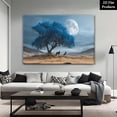 A 2D Flat Framed Canvas Artwork Featuring The Theme of Eternal Wild ...