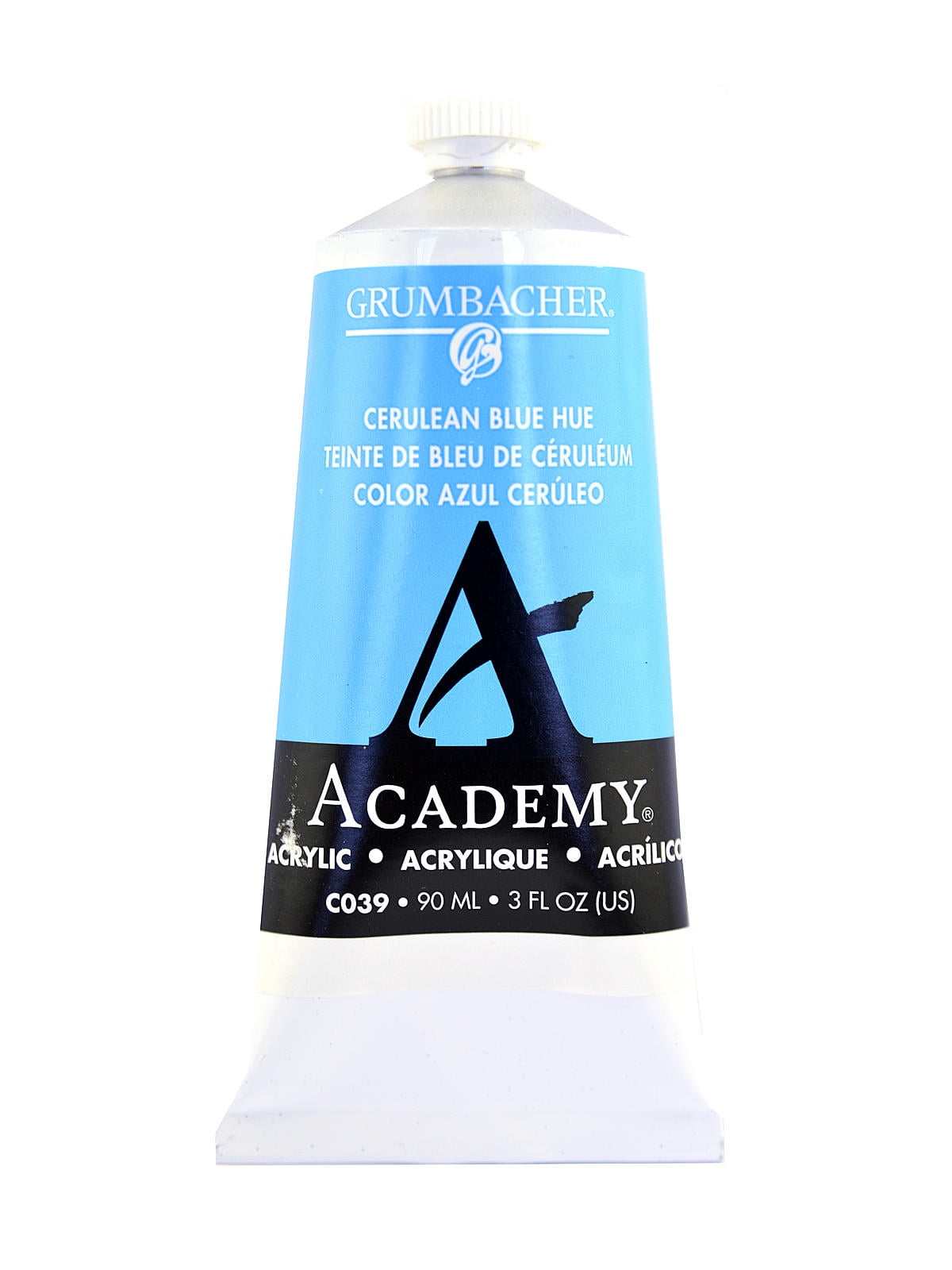 Academy Acrylic Colors cerulean blue hue, 3 oz. (90 ml) (pack of 3 ...