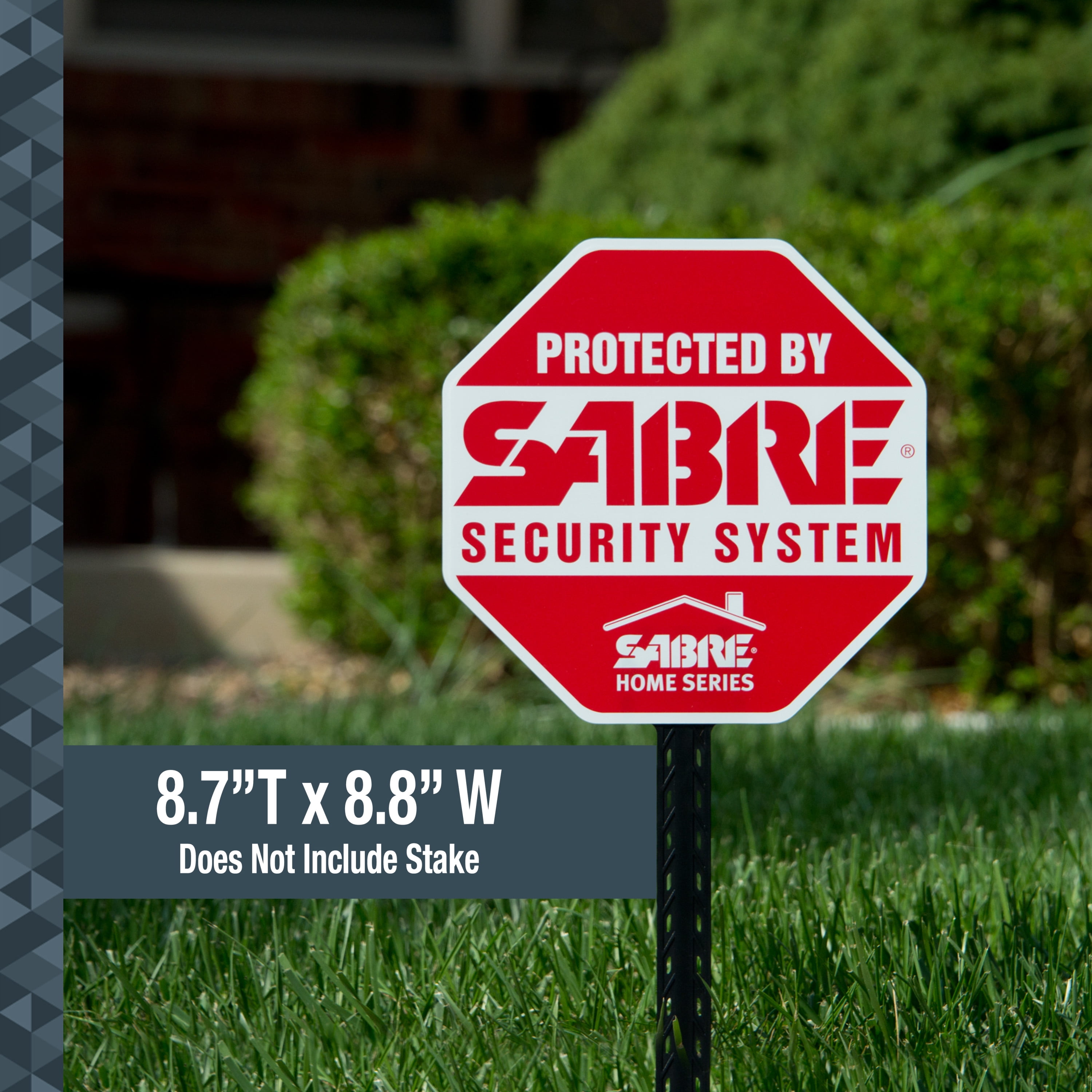 Buy SABRE Plastic Plaques & Signs, 8.75 x 0.50, Red, Set of 5 Online at ...