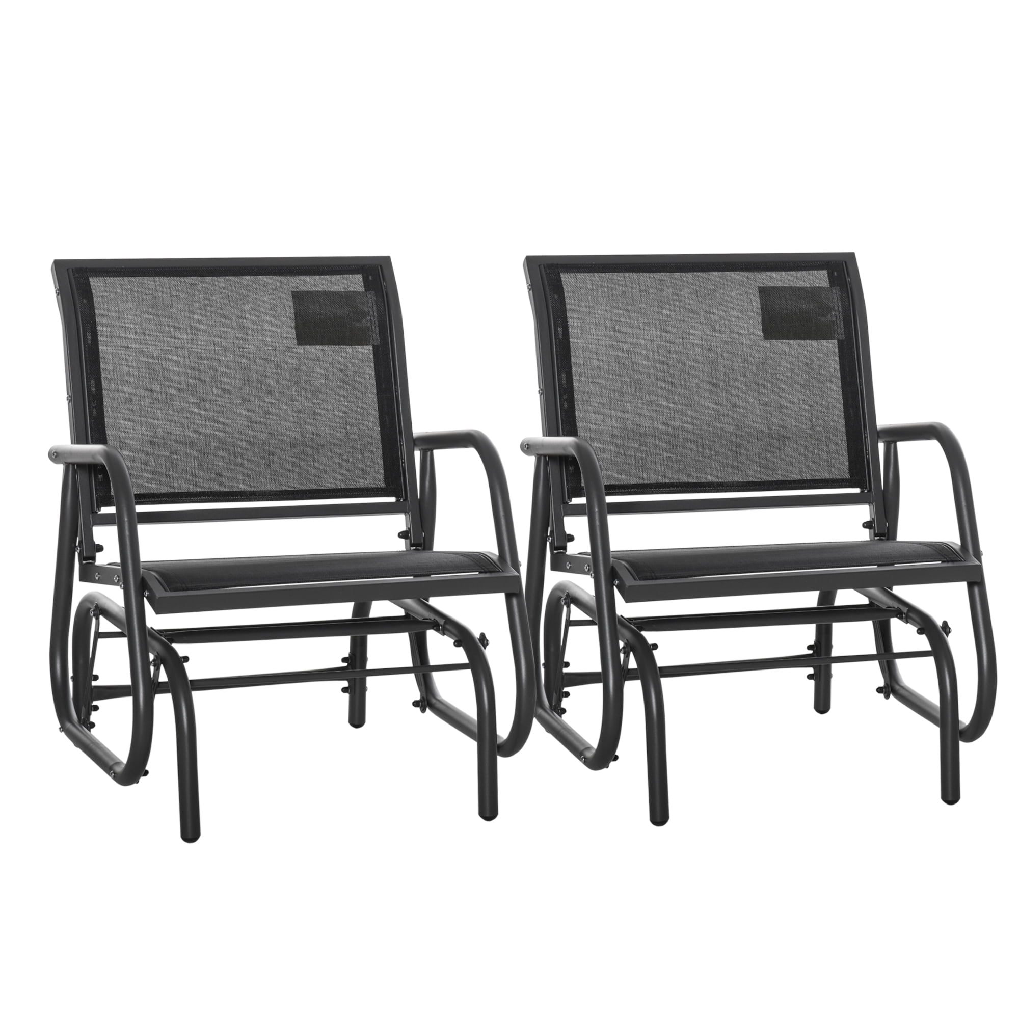 Click here for Outsunny Patio Glider  Metal Frame Outdoor Glider... prices