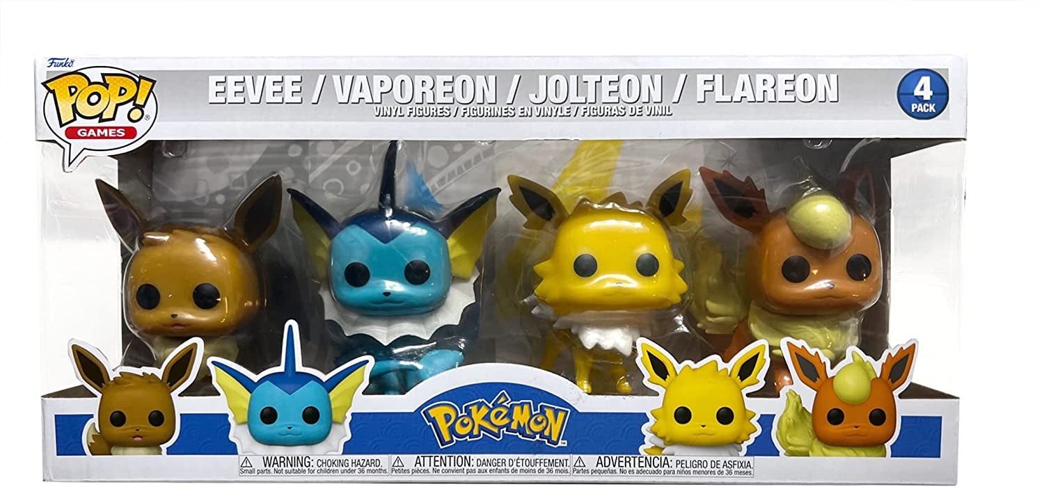 Pokemon 4-pack - Exclusive Funko Pop! Vinyl Figure Glow in the dark ...