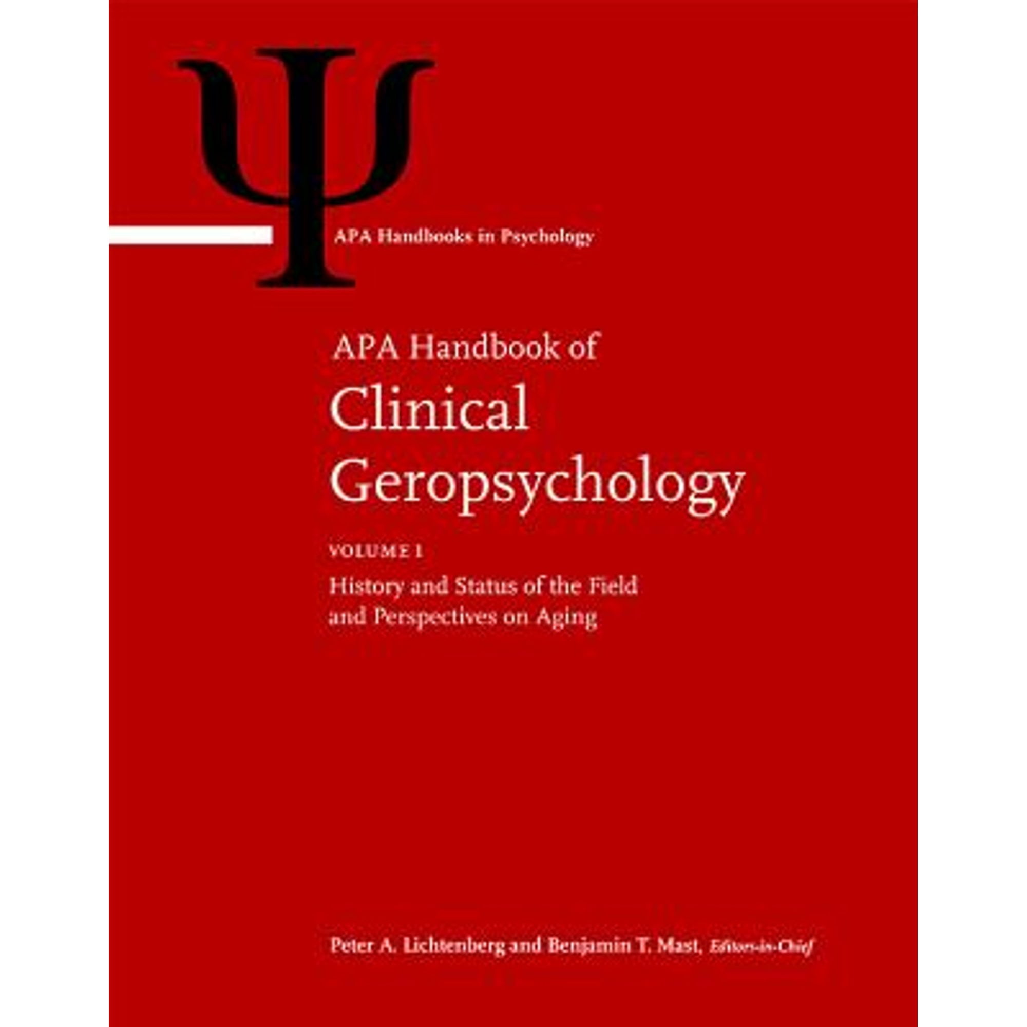 Pre-Owned APA Handbooks in Psychology® Series: APA Handbook of Clinical ...