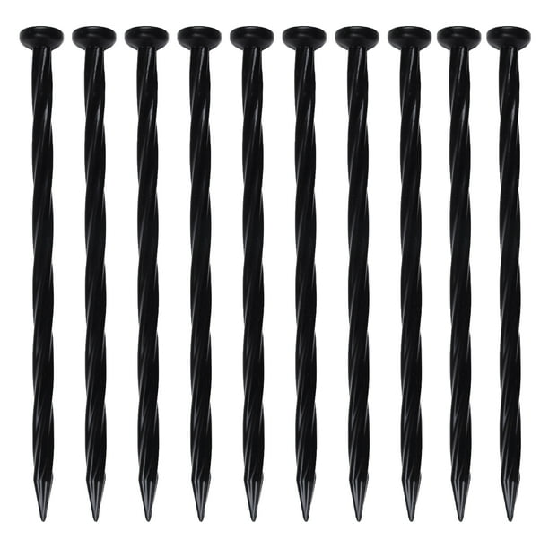 Expert Gardener No-Dig Nylon Anchor Spike 10-Ct. Pack, Plastic Garden ...