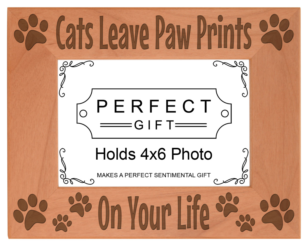 ThisWear Cat Paw Frame Cats Leave Paw Prints On Your Life Pet Gifts ...
