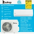 12000 Btu 19 Seer Mini Split Air Conditioner Ductless With Heat Pump