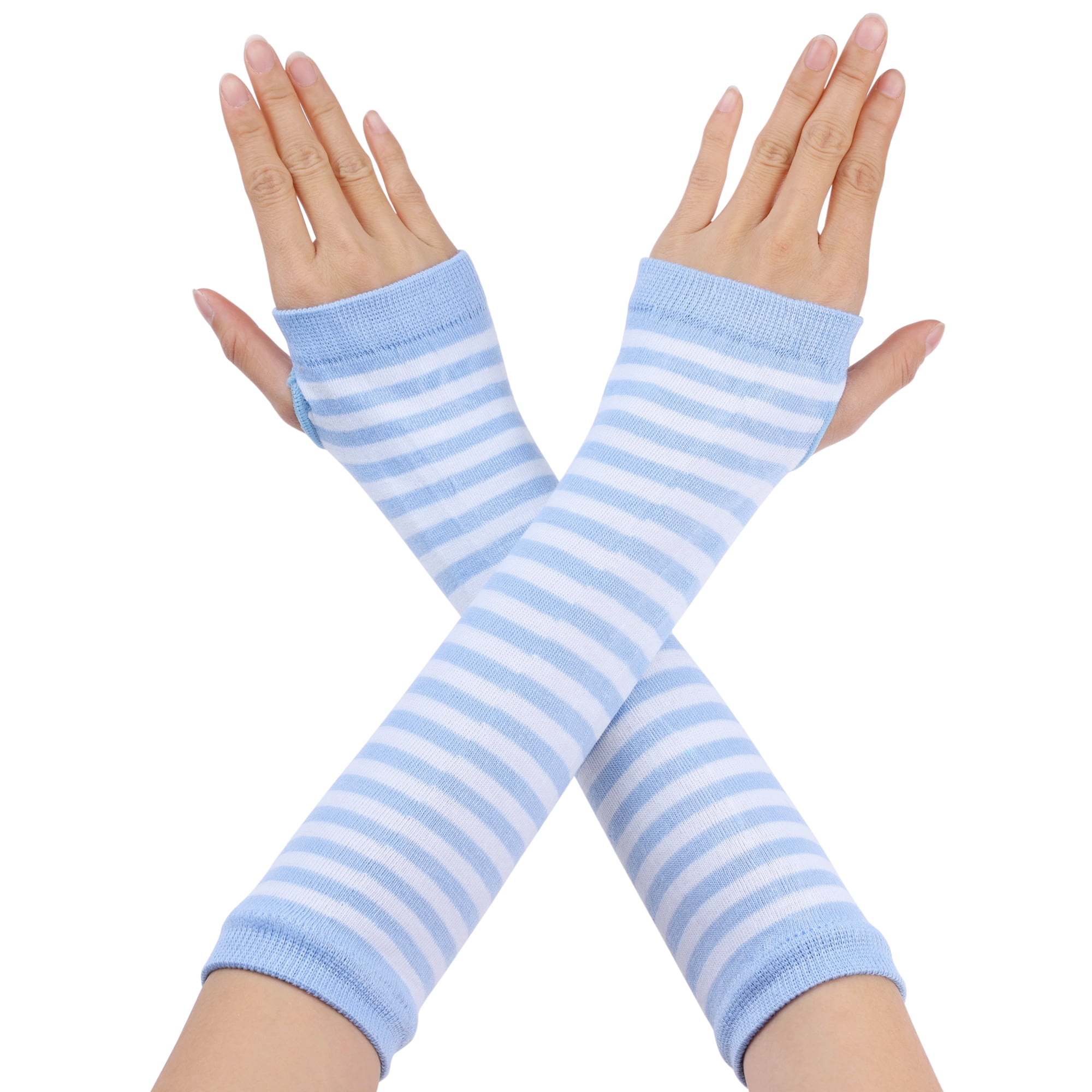 Click here for Inspire Chic Womens Fingerless Gloves Printed Elbo... prices